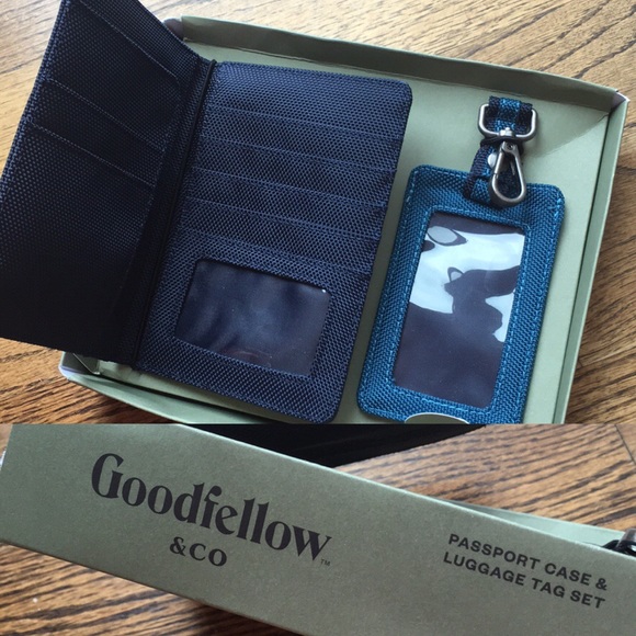 Goodfellow & Co | Bags | Nwt Goodfellow Co Passport Case Luggage Tag ...